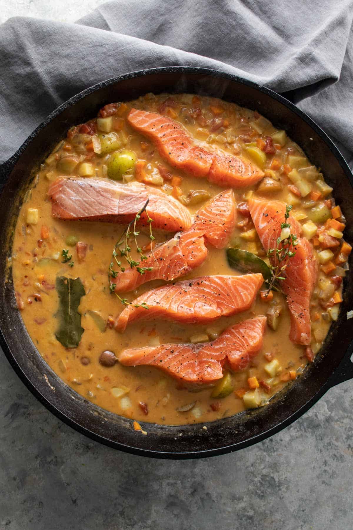 The Best Salmon Stew Recipe - The Frizzled Leek