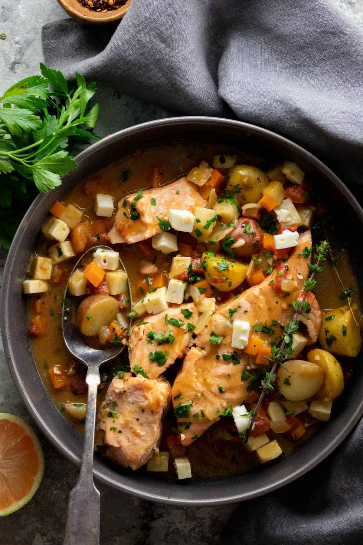 Easy One Pot Salmon Stew The Frizzled Leek