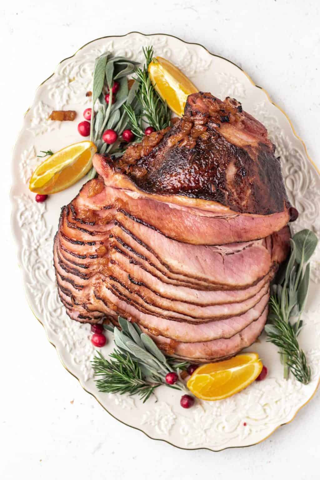 Sous Vide Spiral Ham with Pineapple Glaze - The Frizzled Leek