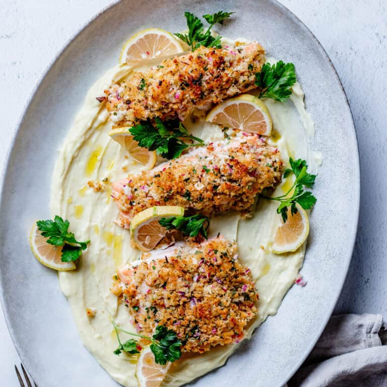 Horseradish Crusted Salmon