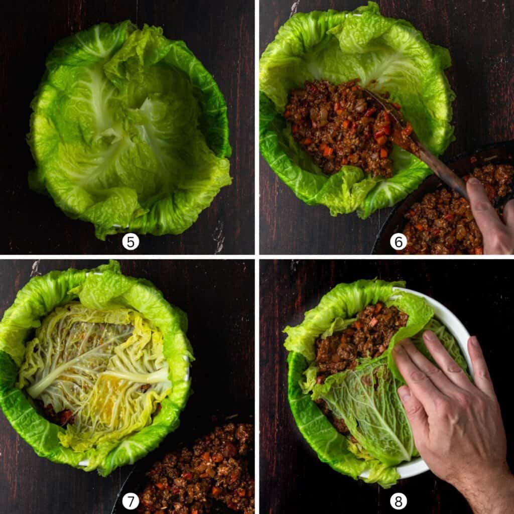 Chou Farci (French Stuffed Cabbage) - The Frizzled Leek