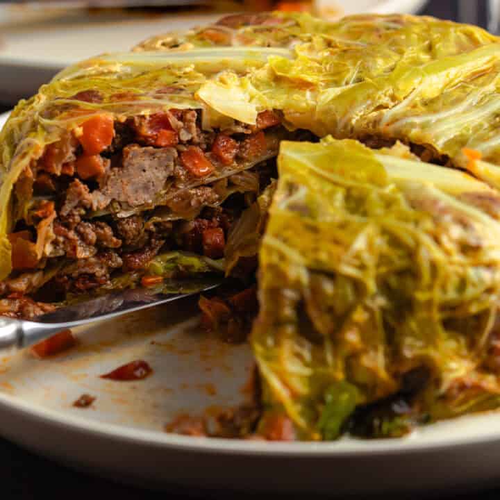 Chou Farci (French Stuffed Cabbage) - The Frizzled Leek