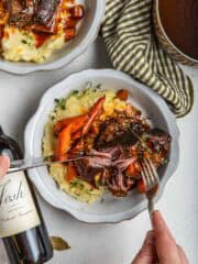 Red Wine Braised Beef Short Ribs - The Frizzled Leek