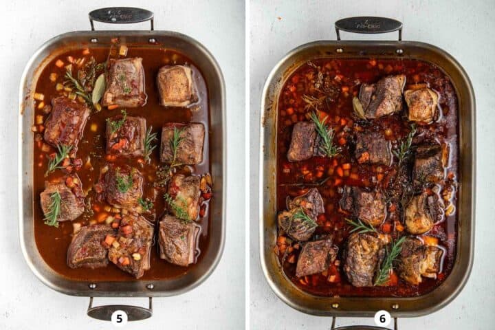 Red Wine Braised Beef Short Ribs - The Frizzled Leek