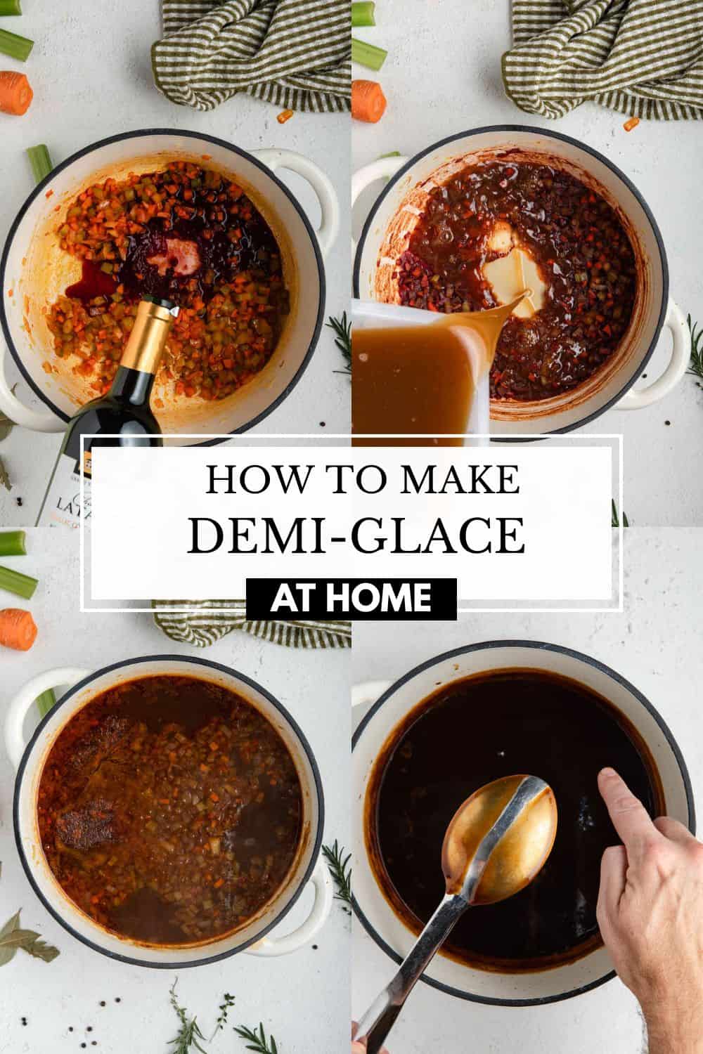 Demi-Glace Recipe (Classic French Sauce) - The Frizzled Leek