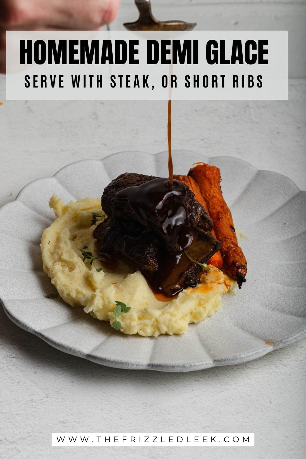 Demi-Glace Recipe (Classic French Sauce) - The Frizzled Leek